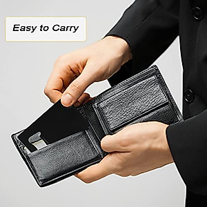 40 Pieces Credit Card Bottle Opener Poker Groomsmen Wallet Beer Bottle Opener Black Metal Credit Card Size Square Opener for Wallet and Pocket, Party Wedding Favor