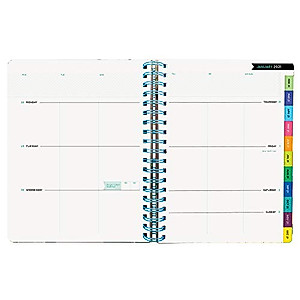 Rise and Shine 17-Month Large Planner AUG 2020-DEC 2021 (Pipsticks+Workman)
