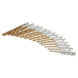 Montana Brands MB-64340 14 Piece Titanium Coated Drill Bit Set