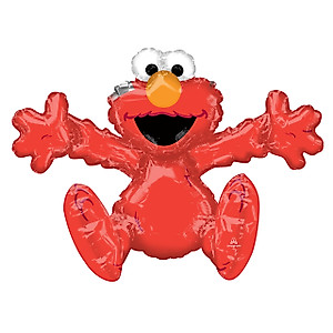 Anagram/MD 26" Sesame Street Elmo Birthday Party Decoration Supply Multi-Balloon Mylar Foil Air-Fill Balloon