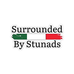 Teegarb Letter Blanket Sticker Decal Humorous Nationalistic Patriotic Nationalism Italia Lover Hilarious Patriotism Stickers for Laptop Car 6" × 6" / White