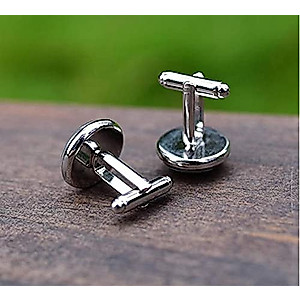 Kooer Birthday Gifts For Husband, Elven Leaf Cufflinks Wedding Cuff Links Tie Clip Gifts For Groomsman Best Man (Elven Leaf cufflinks tie clip set)