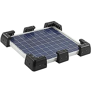 Solar Panel Mounting Brackets Corner Mount Kits Supporting for Framed Solar Panels,Installation On RV Caravan Boats Camper Trailer Marine Motorhome House Roof, Compatible with Renogy Solar Panel