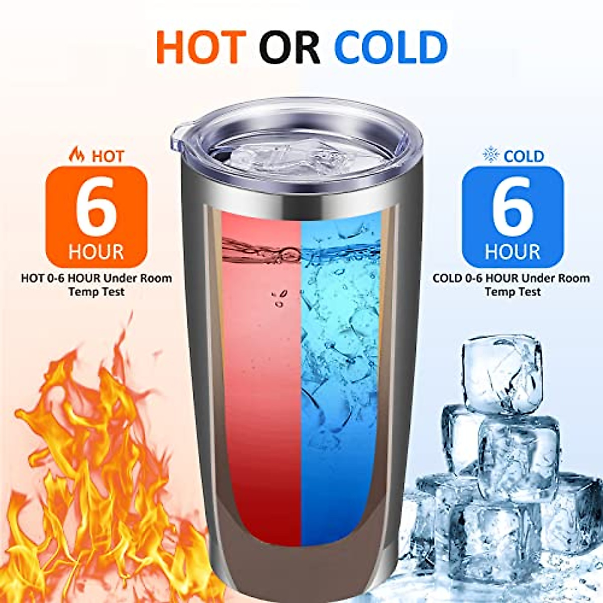 15 Pack 20oz Tumblers Stainless Steel Mugs with Lid Double Wall Vacuum Insulated Coffee Cups Powder Coated Travel Mug Ideal for Home, Office, Kitchen, Outdoor for Hot and Cold Drinks (Black)