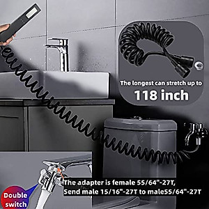 Faucet Extender Swivel Sink Faucet Aerator Water Saving Rotatable Faucet Sprayer Head for Wash Face Wash Mouth Wash Eye Universal Splash Filter Faucet (3 Mode)