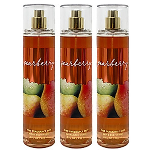 Bath & Body Works Pearberry Fine Fragrance Mist, 8 Oz - Pack of 3