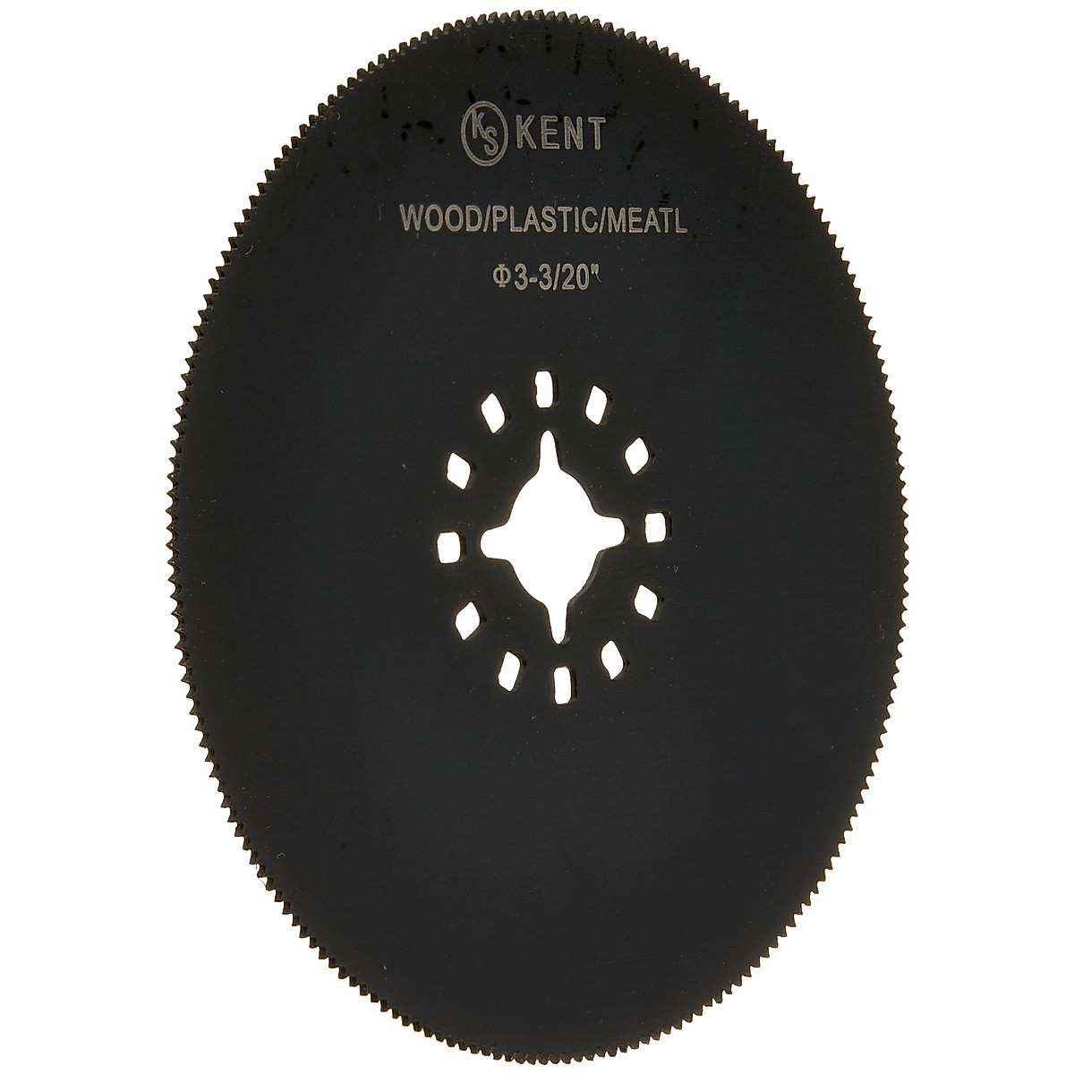 KENT, Set of 6, Round HSS M2 3" Diameter Saw Blades For: Hard Wood, Metal, Plastics, Fits Fein Multimaster, Bosch, Chicago, Milwaukee