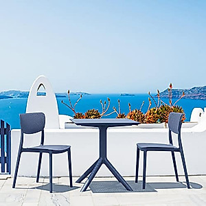 Compamia Lucy Dining Chair in Dark Gray Finish (Set of 2)