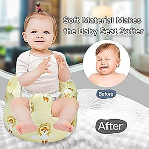 Baby Seat Cover,Compatible with Bumbo Seat,Removable Soft Warm Cotton Seat Cover for Baby Girl and Boy, Protect Baby from Cold