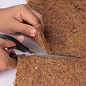 HHTHH Natural Coconut Fiber Liner Sheets 40 x12 inch Coconut Mat Squared Fiber Coir Liner Roll for Garden Decoration Insulation Flowerpot Basket Liner Pet Bed Pad