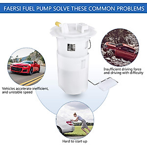 FAERSI Fuel Pump Assembly Replace# E8502M Compatible with Nissan Sentra & Sentra 2002 2003 2004 2005 2006 L4 1.8L /L4 2.5L