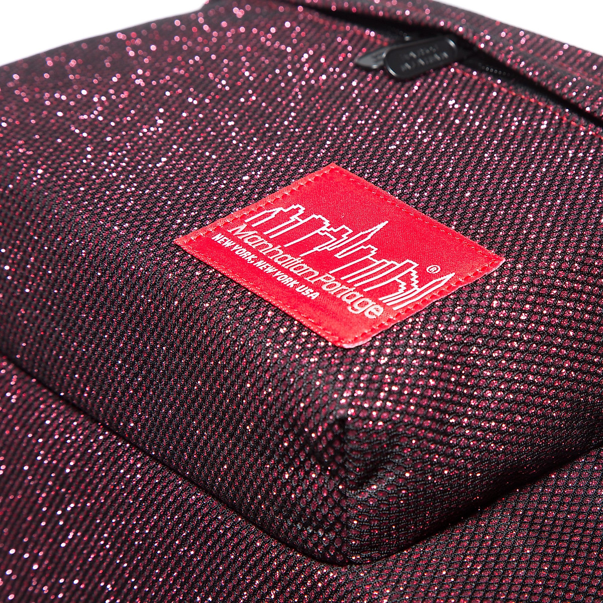 Manhattan Portage Midnight Big Apple Backpack (Md), Burgundy