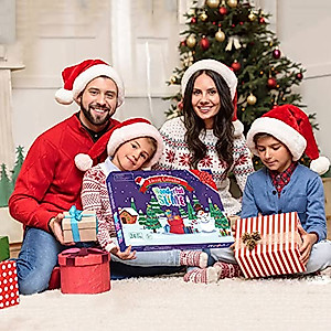 PANSHAN Fidget Advent Calendar 2023 Crystal Slime Christmas Countdown Calendar Toys Holiday Set 24 Days Xmas Surprise Gift Toys for Kids Girls Boys Ages 3 4 5 6 7 8 9+