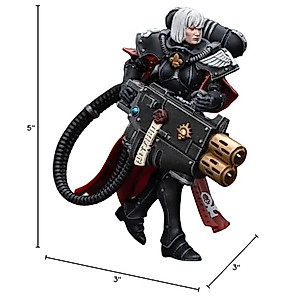 HiPlay JoyToy Warhammer 40K Collectible Figure: Adepta Sororitas Retributor with Multi-melta 1:18 Scale Action Figures JT8148 (Multi-melta JT8148)