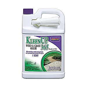 Bonide KleenUP 365 Weed & Grass Killer, 1 Gallon Ready-to-Use Spray, Long Lasting Protection, Use on Driveways, Patios & Sidewalks