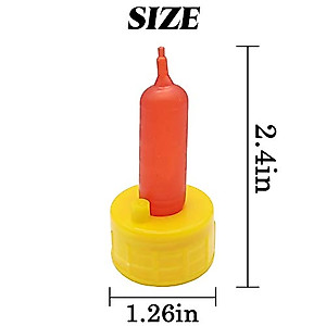 TIHOOD 25 PCS Lamb Teat Feeder Bottle Topper Feeding Milk Drinking for Sheep Goat Pup Dog Farm Supplies