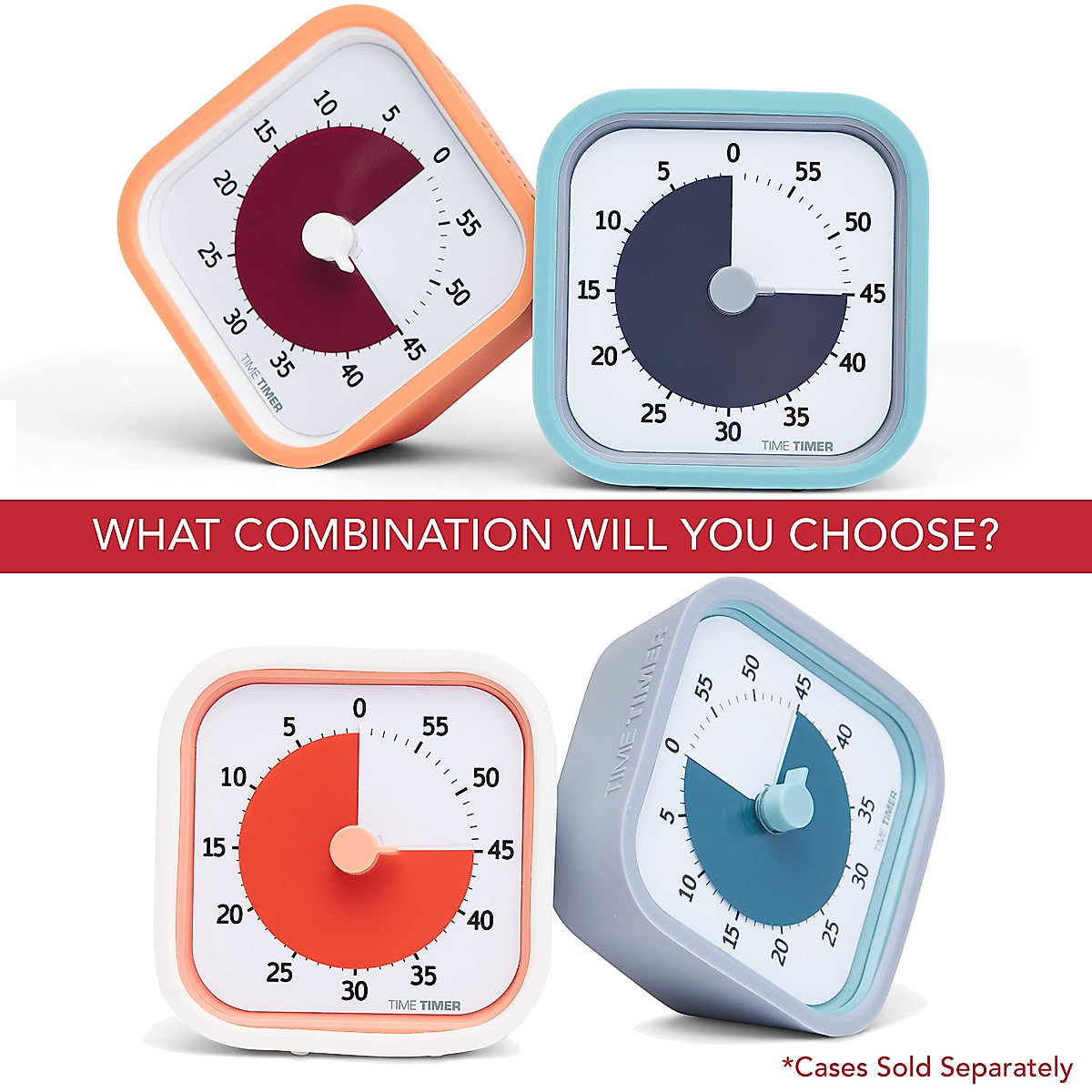 TIME TIMER Home MOD Visual Timer (60 Minute) and The Pink Stuff Miracle Cleaning Paste