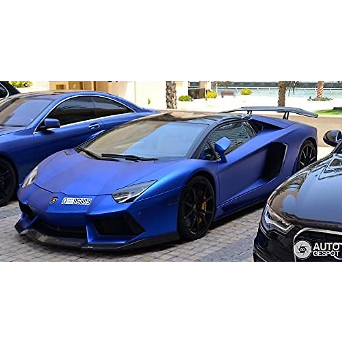 VViViD Blue Satin Chrome Vinyl Wrap Stretch Conform DIY Easy to Use Air-Release Adhesive (1ft x 5ft)