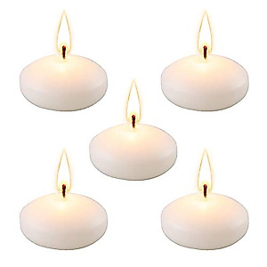 Set of 48 Unscented Floating Candles for Centerpieces, 2 Inch Small Floating Candles for Holiday, Weddings, Parties, Special Occasions and Christmas Home Decorations