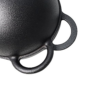 Crucible Cookware Cast Iron Bread Pan with Lid (Pre-Seasoned) with Loop Handles – Oven Safe Form for Baking and Cooking, Artisan Bread Kit - Loaf Pan