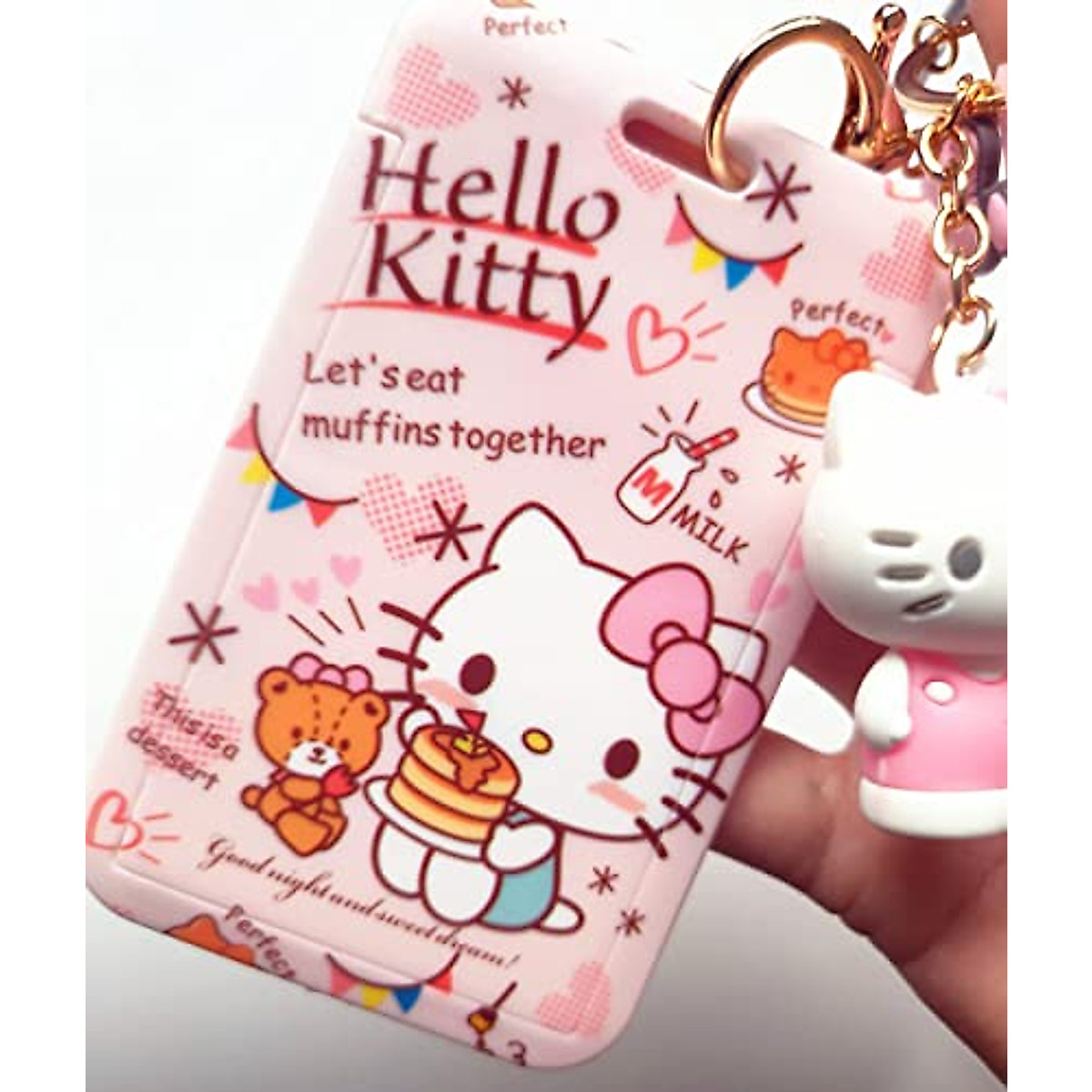 Hello Kitty Key Chain for Girls Women | Sanrio Figures Birthday Gift Bag Accessories (Hello Kitty 1)