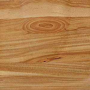 Amazon Brand - Rivet Modern Wood Kitchen Counter Barstool, Natural Finish, 14.4"D x 17.3”W x 29.5”H