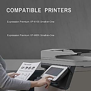 SAILNER 302 Ink Cartridge Remanufactured Ink Cartridge Replacement for Epson 302XL Ink Combo Pack 302 XL T302XL use with Expression Premium XP6100 XP-6100 XP6000 Printer 5 Pack XP-6100 Ink Cartridge