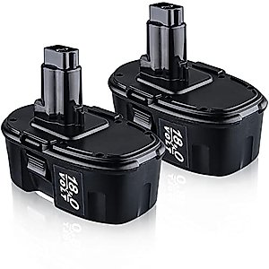 CEENR 2Pack 4.6Ah DC9096 Battery for DeWalt 18V Ni-Mh XRP Battery DC9099 DC9098 DW9096 DW9099 DE9096 DE9098 Compatible with DeWalt 18-Volt Tools Batteries