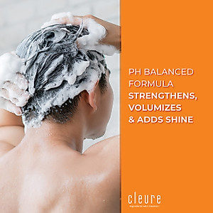 Cleure Hypoallergenic Volumizing Shampoo for Sensitive Skin - Fragrance Free, SLS Free & Paraben Free (12 oz, Pack of 2)