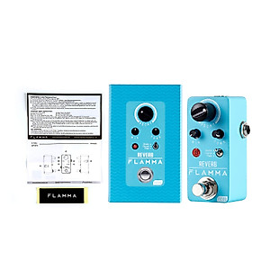 FLAMMA Reverb Pedal with 10 Pcs Barefoot Pedal Buttons