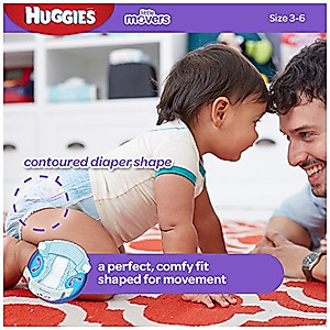 Huggies Little Movers Diapers - Size 4-56 ct