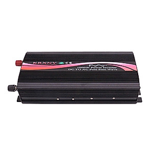 KRXNY 1000W Watt Pure Sine Wave Car Power Inverter Converter 12V DC to 110V 120V AC 60HZ with LED Display