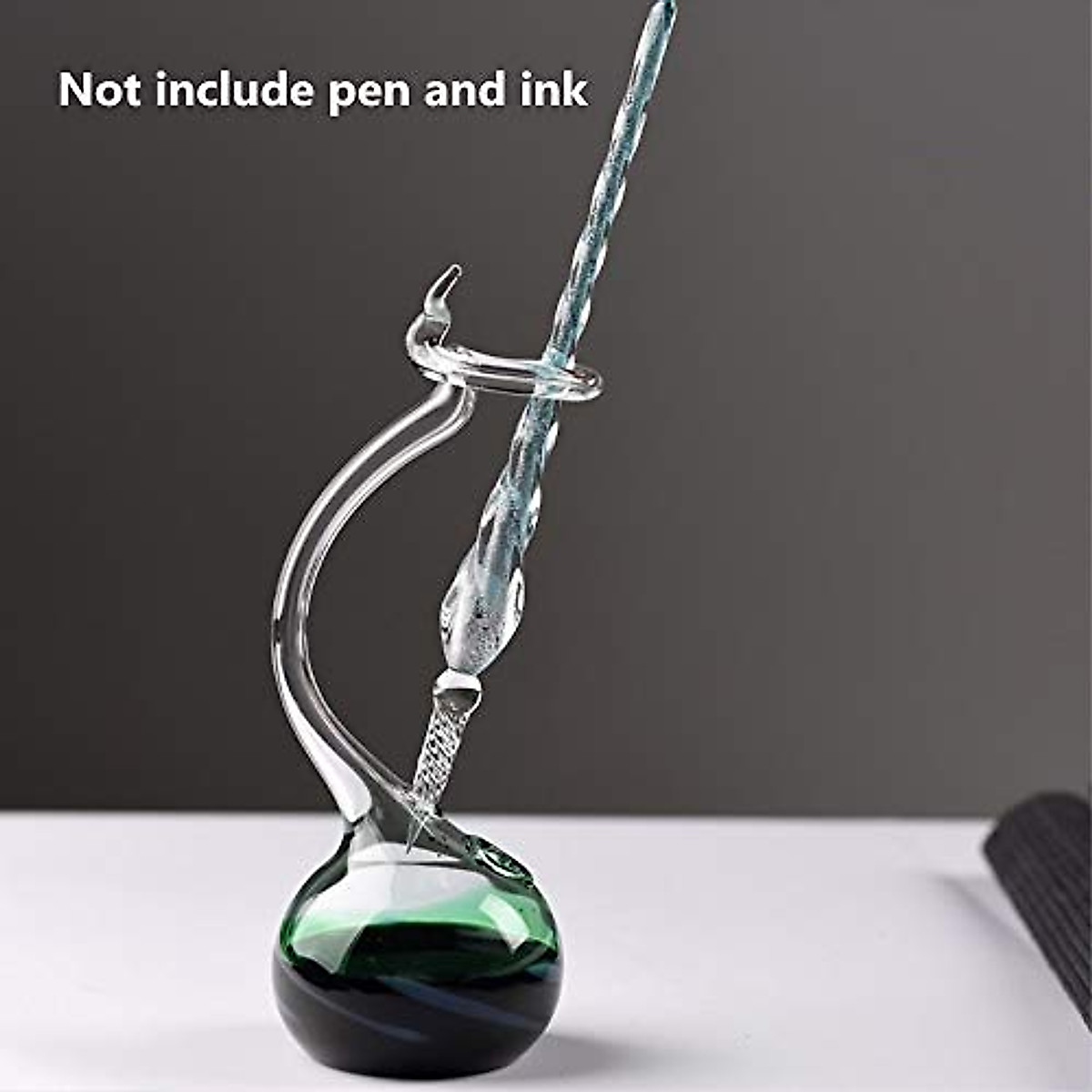 Towashine Glass Dip Pen Washing Holder for Glass Signature Dip Pen Washing Office Student Gift
