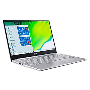 Acer Swift 3 Intel Evo Thin & Light Laptop, 14" Full HD, Intel Core i7-1165G7, Iris Xe Graphics, 8GB LPDDR4X, 256GB NVMe SSD, Wi-Fi 6, Fingerprint Reader, Back-lit KB, SF314-59-75QC