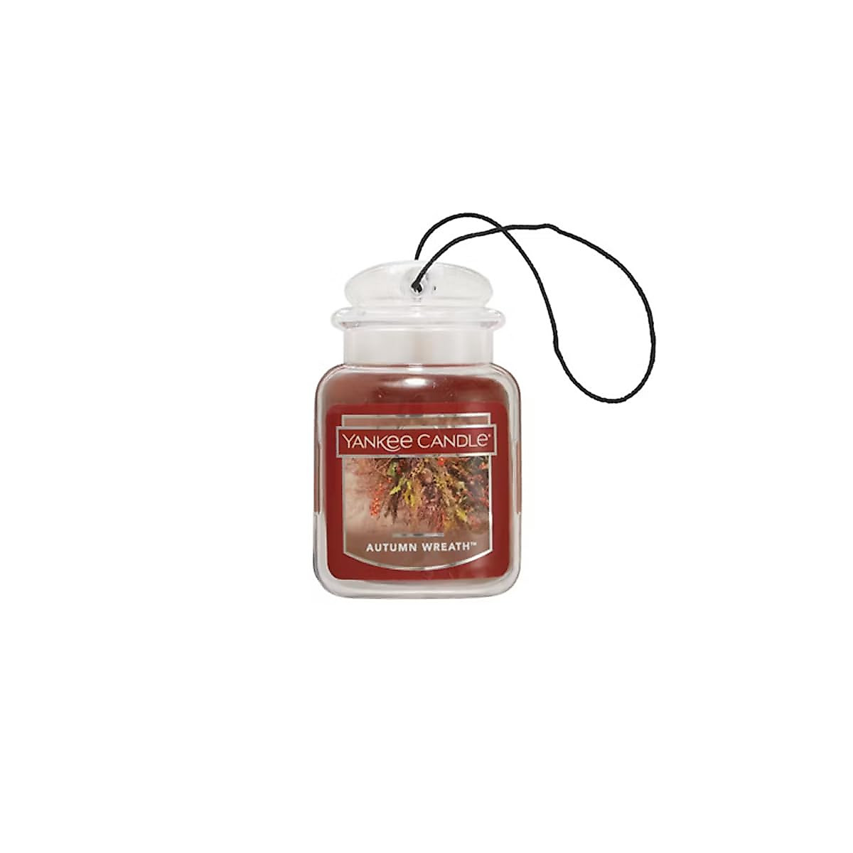 Yankee Candle Autumn Wreath Car Jar Ultimate Air Freshener, Food & Spice Scent