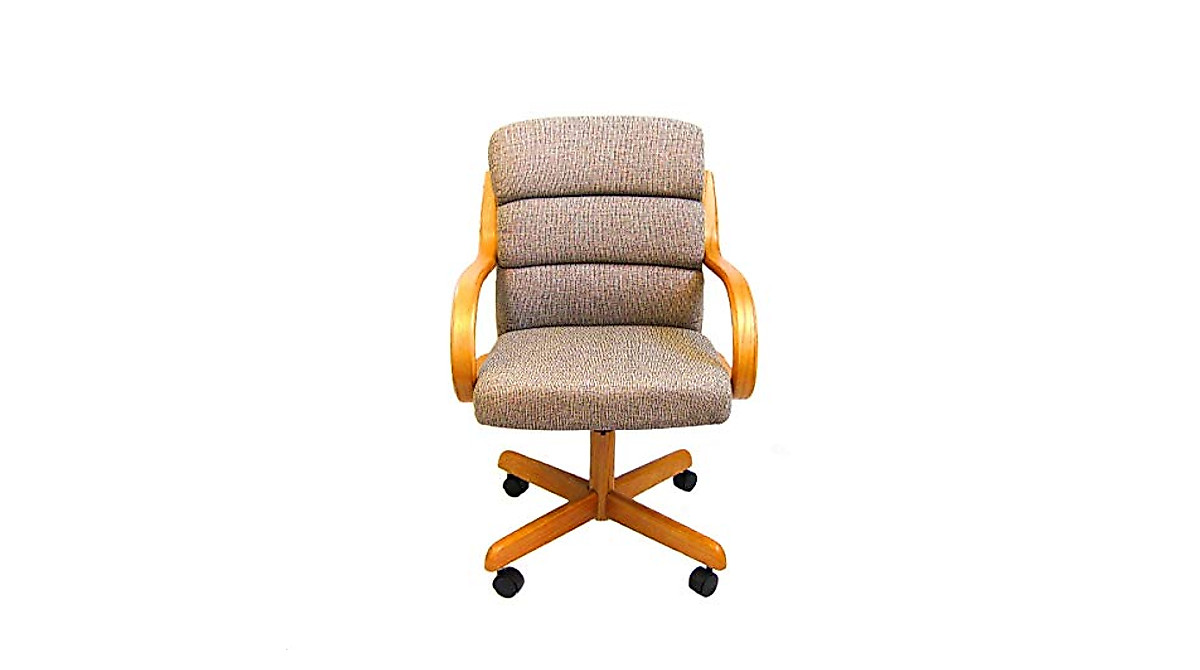 Casual Rolling Caster Dining Chair - Comfort & Style in USA