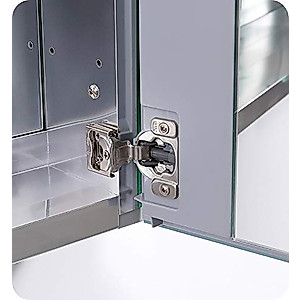 Fresca 40" Wide x 36" Tall Bathroom Medicine Cabinet w/Mirrors