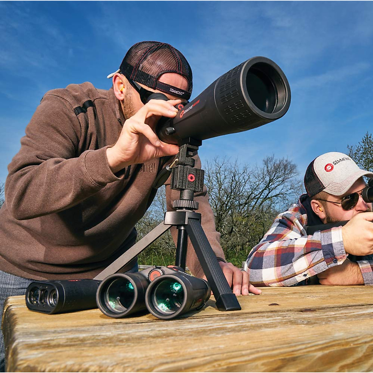 Simmons 20-60X80 Venture Black Fmc Wptripodhard/Soft Case45 D