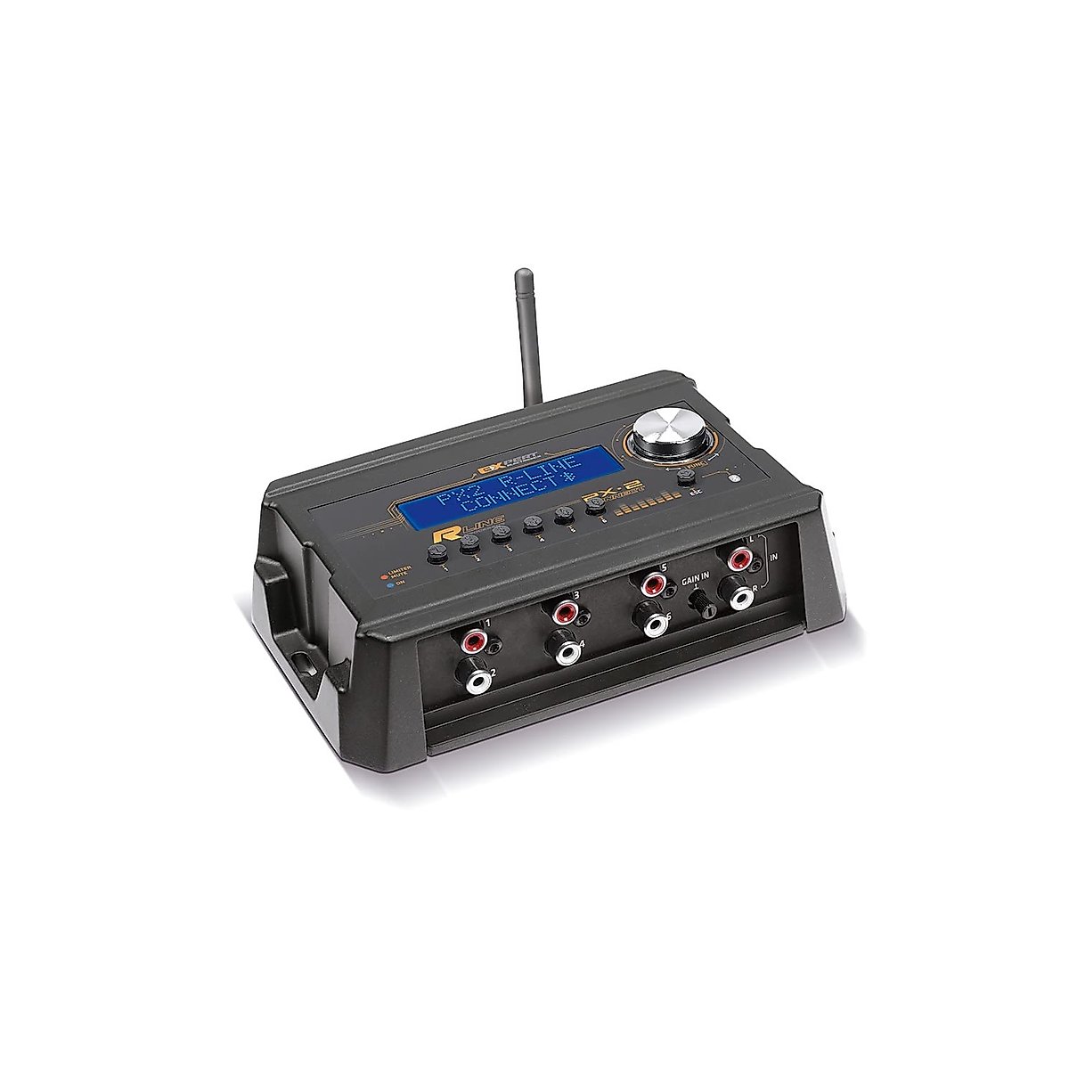 Expert PX2R Double Limiter DSP BT Aluminum Bluetooth Input EQ with 28 Band Spaced 1/4 Octave Apart Parametric EQ with Independent Band per Channel, 6 Independent Outputs