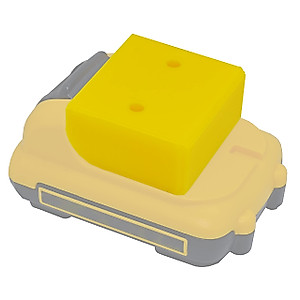 Barnyard Intel Battery Holder and Cover for Dewalt 12V Max (4-Pack Yellow)