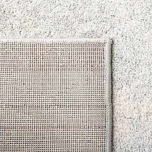 SAFAVIEH Tulum Collection 6'7" Square Grey/Ivory TUL229F Moroccan Boho Distressed Non-Shedding Living Room Bedroom Dining Home Office Area Rug