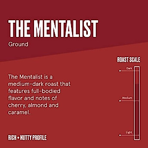 Bulletproof The Mentalist Medium-Dark Roast Ground Coffee, 12 Ounces (Pack of 3), 100% Arabica Coffee Sourced from Guatemala, Colombia & El Salvador