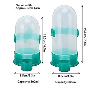 GLOGLOW Pigeon Water Feeder, Automatic Bird Pigeon Food Feeder Water Dispenser for Sparrow Parrorts Budgie Cockatiel Lovebirds