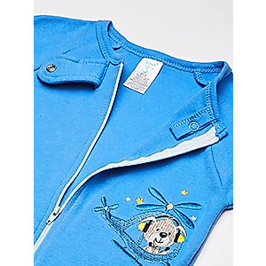 Spasilk Unisex-Baby Newborn Cotton Sleep Bag Sacks, 2 Pack, 0-6 Months - Blue Helicopter