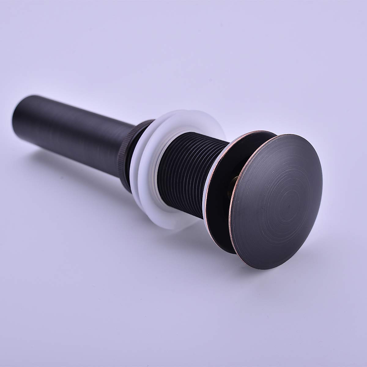 HANEBATH Pop-up Drain with Strainer Basket, Bathroom Sink Drain Assembly Less Overflow, Oil Rubbed Bronze