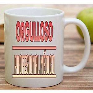 Gift Design Idea Unique Medical Professional Gift - Ghost Stethoscope Syringe and Bottle Design - for Men Women - 11 Oz White Ceramic Coffee Mug