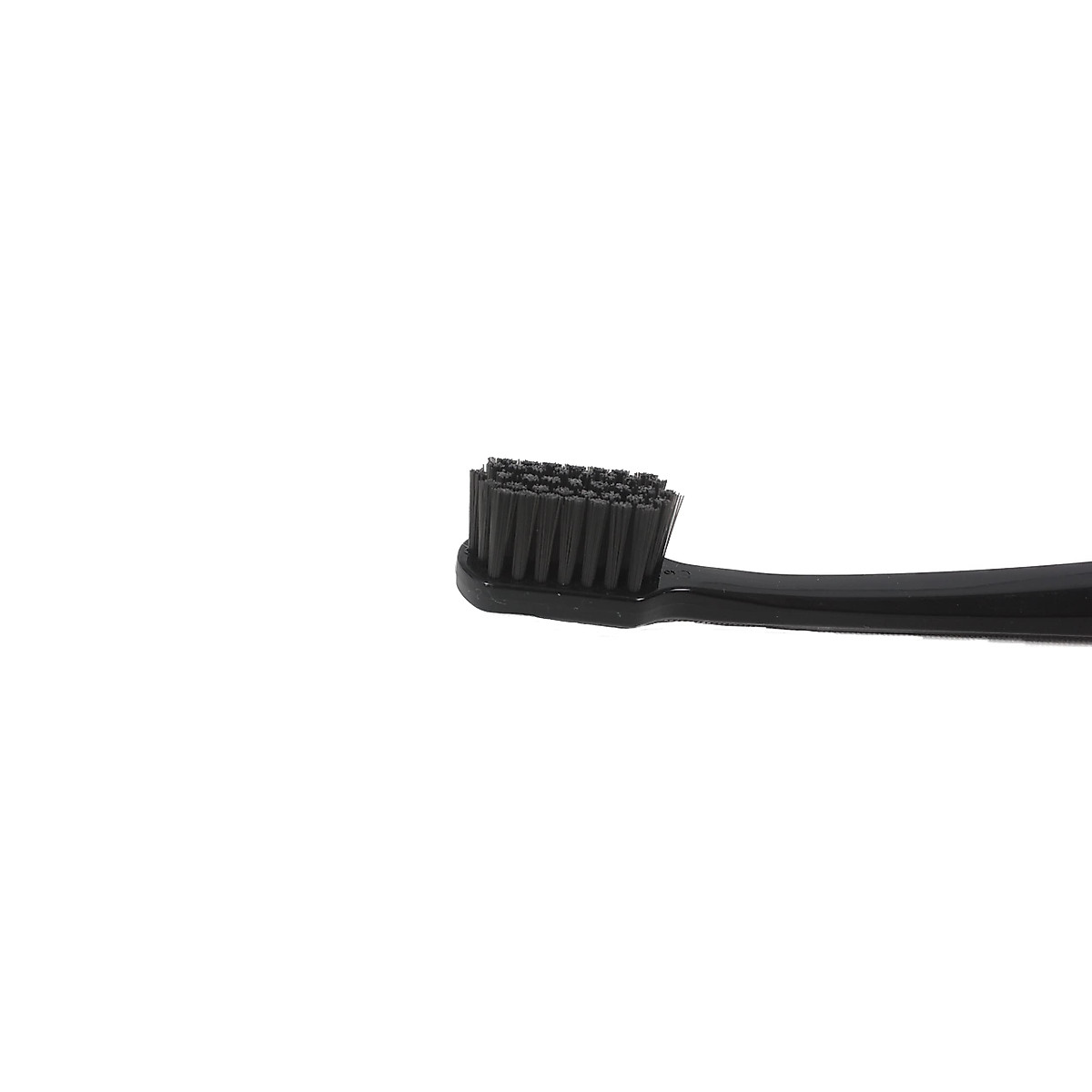 Black Handle Charcoal Toothbrush Charcoal Soft BRISTLES,PLA Black Handle Silver HOT Stamping Logo