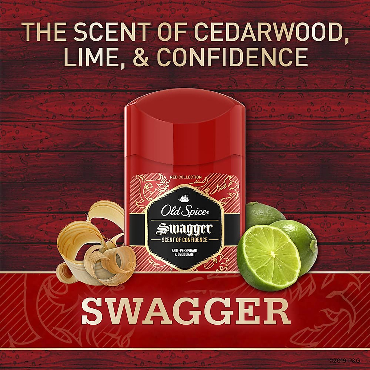 Old Spice Antiperspirant & Deodorant for Men, Swagger Scent, 2.37oz