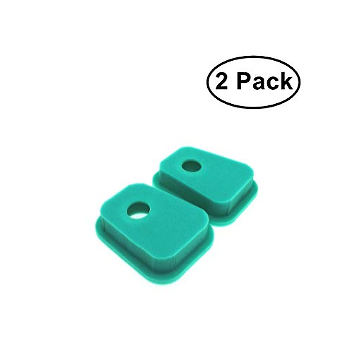 MOWFILL 2 Pack 27987S Air Filter Foam Element Replace for Briggs Stratton 27987 4108 5001H John Deere AM34963 LG27987 LG27987S Fits Briggs Stratton 60500 61500 80500 81500 90102 130200 131200 140200