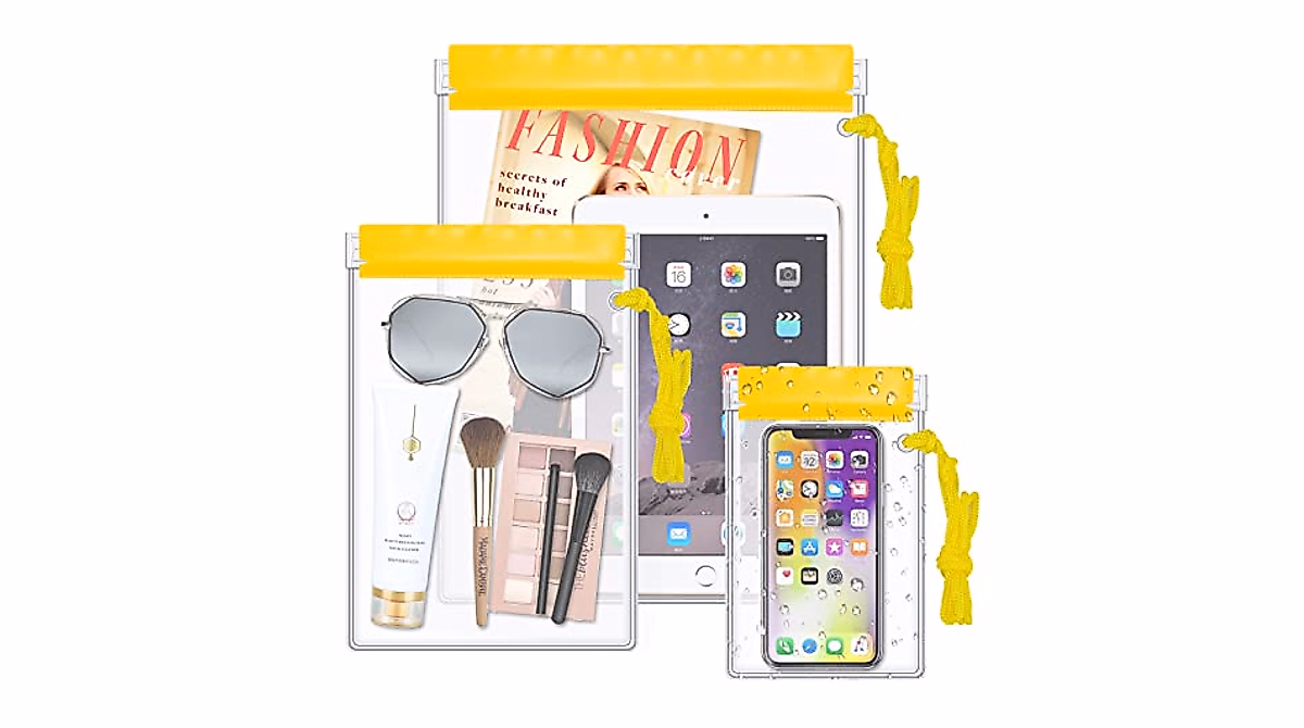 Meetory Clear Waterproof bags Pouch Dry Bags For Camera Mobile Phone ...